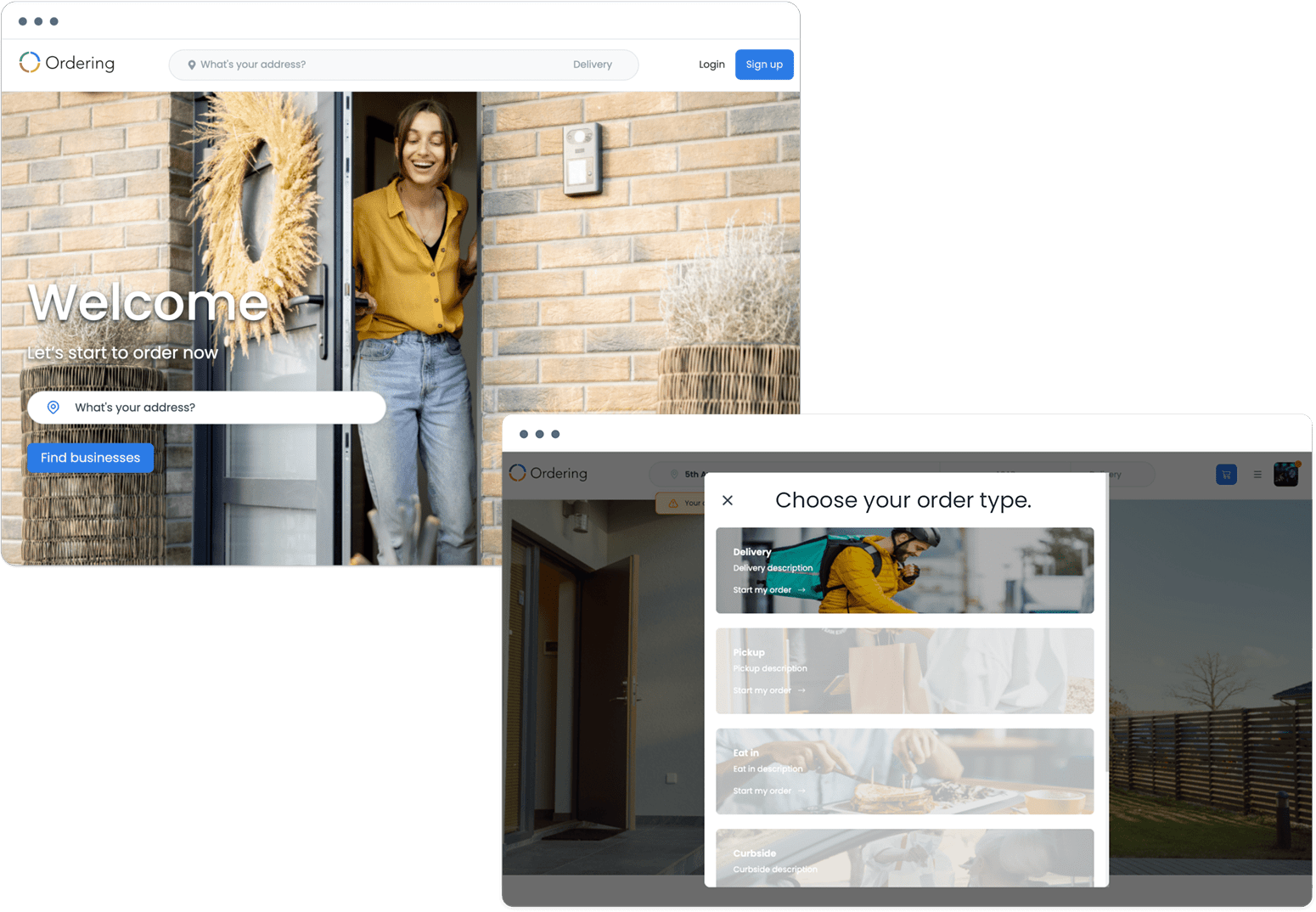 Ordering Website